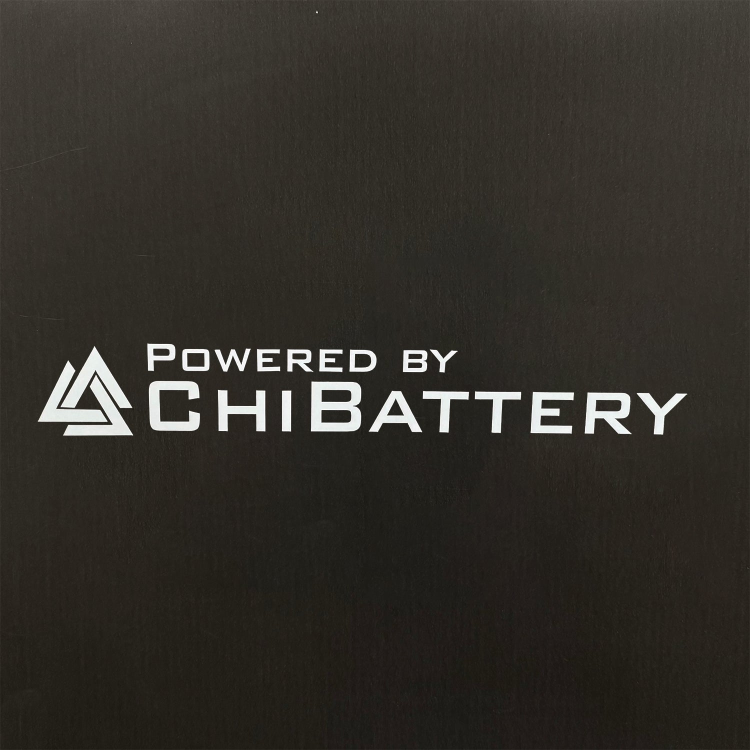 ChiBattery Powered By Sticker – ChiBatterySystems